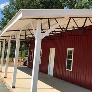 Lean-to Option for Pole Barns & Pole Buildings | Post Frame Contractor FL
